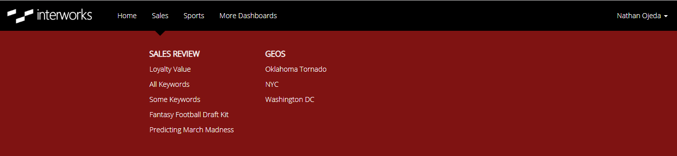 Portals for Tableau 101: Menus - InterWorks