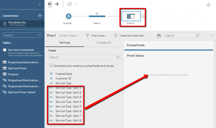Split and Pivot Your Data with Tableau Prep - InterWorks