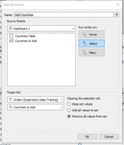 Add Options to a Filter Using Set Actions in Tableau - InterWorks