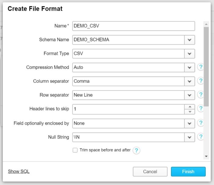 Zero to Snowflake: Importing Data Without Code via the User Interface ...