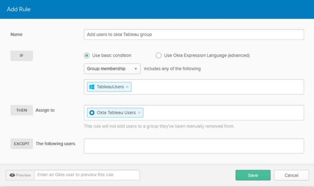Connecting Tableau Server To Okta Universal Directory Interworks