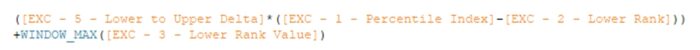 Using Excel Percentile Functions In Tableau Interworks