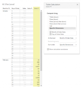 Tableau Table Calculation Highlights: Advanced Options - InterWorks