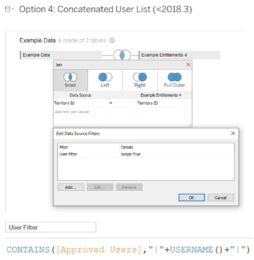 Options for Row-Level Security in Tableau - InterWorks