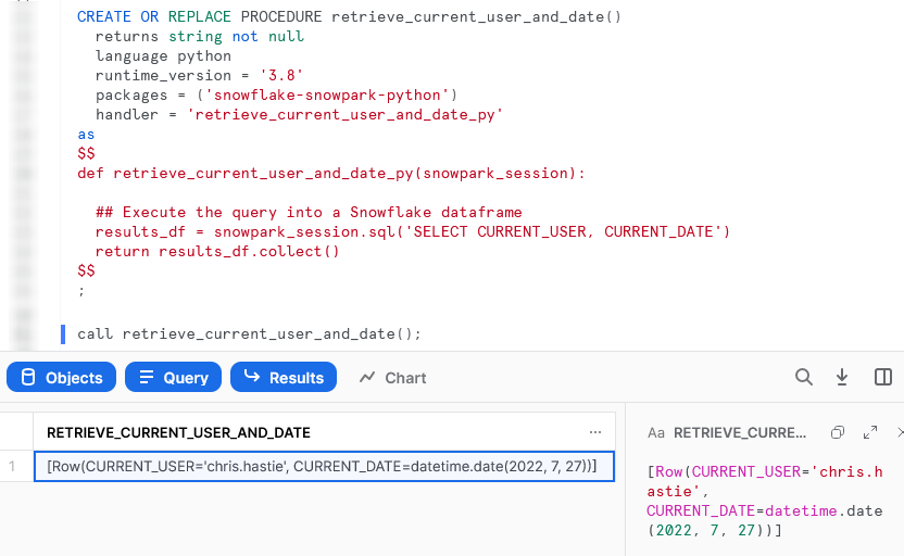 A Definitive Guide To Python Stored Procedures In The Snowflake UI 