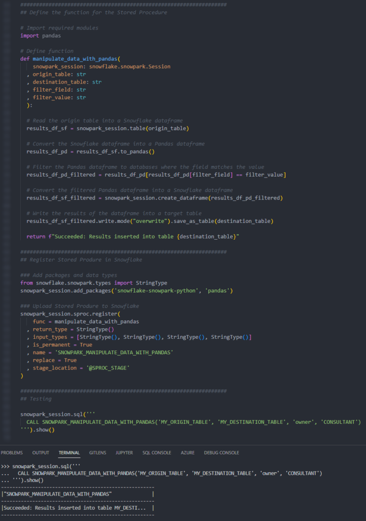 A Definitive Guide To Creating Python Stored Procedures In Snowflake 4931
