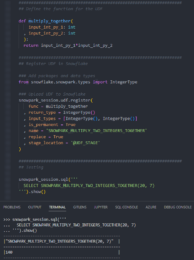A Definitive Guide to Creating Python UDFs in Snowflake using Snowpark ...