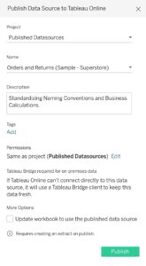 How to Set Up a Published Data Source in Tableau - InterWorks