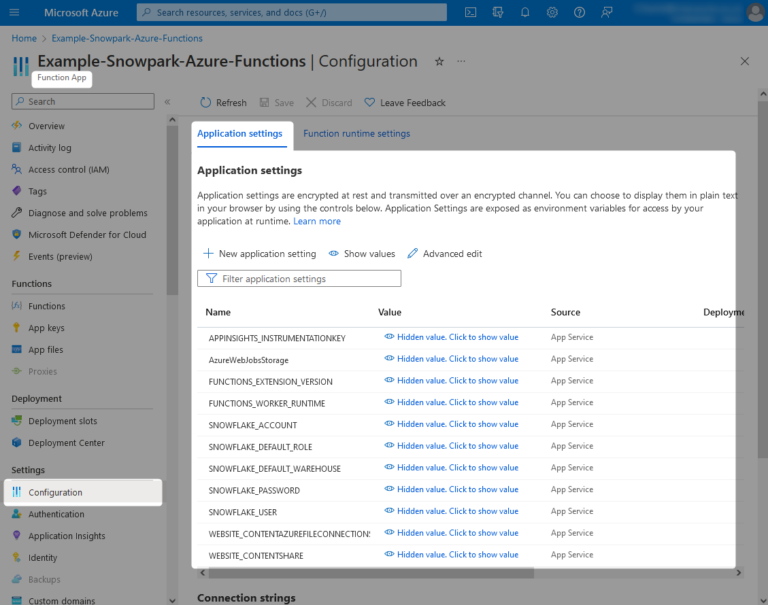 Using Azure App Settings to Authenticate Snowflake with Python - InterWorks