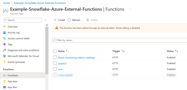 Api Access Using Snowflake External Functions And Azure Interworks