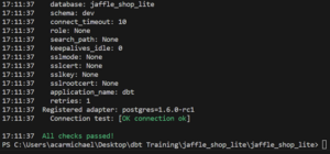 How to Configure a Local dbt Core Environment - InterWorks