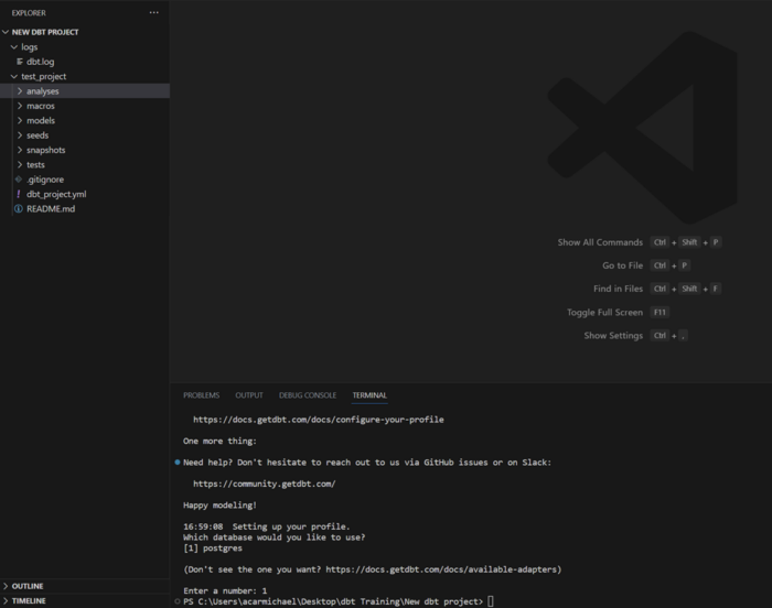 How to Configure a Local dbt Core Environment - InterWorks