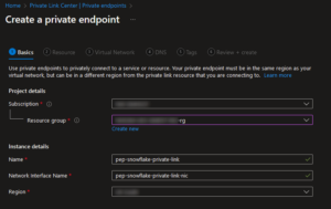 Configure Azure Private Link Connectivity with Snowflake - InterWorks