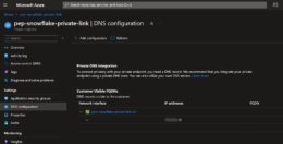 Configure Azure Private Link Connectivity with Snowflake - InterWorks