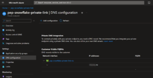 Configure Azure Private Link Connectivity with Snowflake - InterWorks