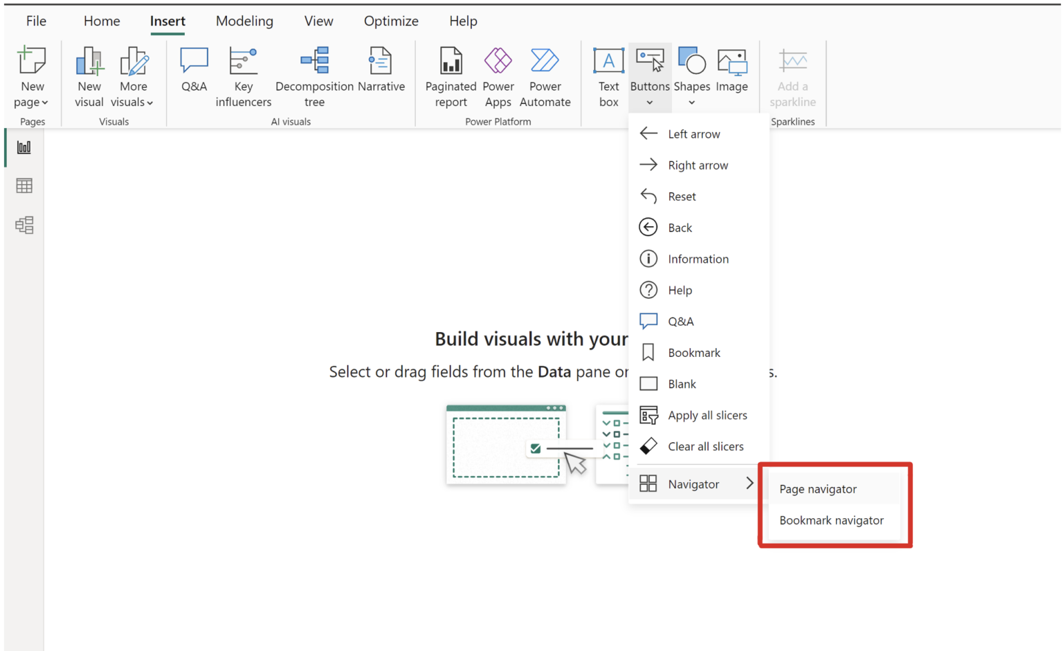 Creating Navigation Buttons in Power BI Using Page Navigator - InterWorks