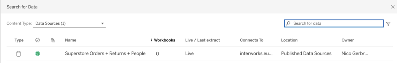 What Can We Do with Published Data Sources in Tableau? - InterWorks