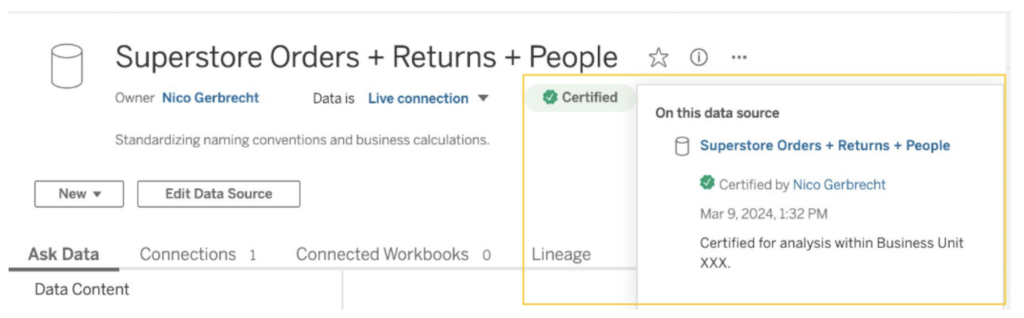 What Can We Do with Published Data Sources in Tableau? - InterWorks