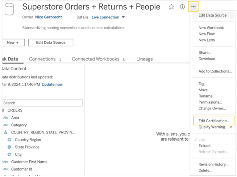 What Can We Do with Published Data Sources in Tableau? - InterWorks