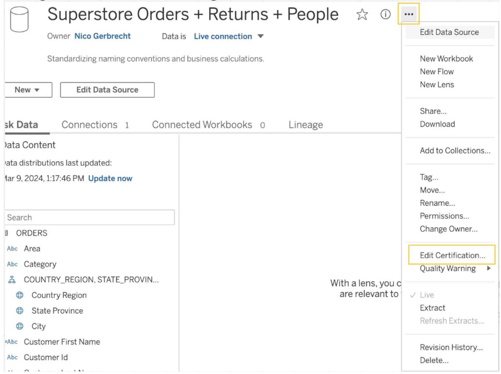 What Can We Do with Published Data Sources in Tableau? - InterWorks
