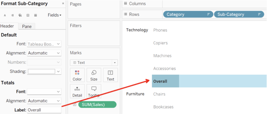 How to Format Sheets, Fields and Filters Using the Format Menu in ...