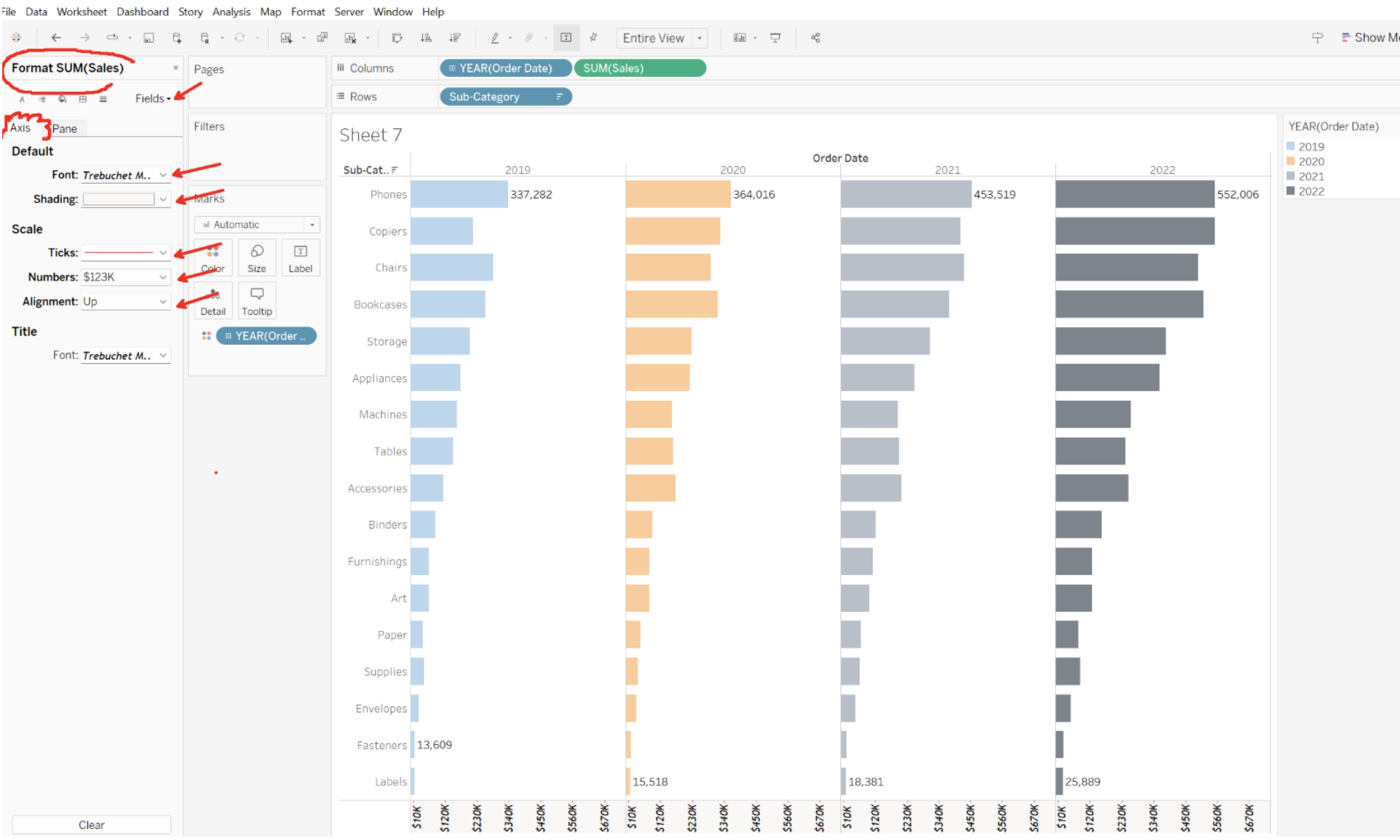 How to Format Sheets, Fields and Filters Using the Format Menu in Tableau - InterWorks