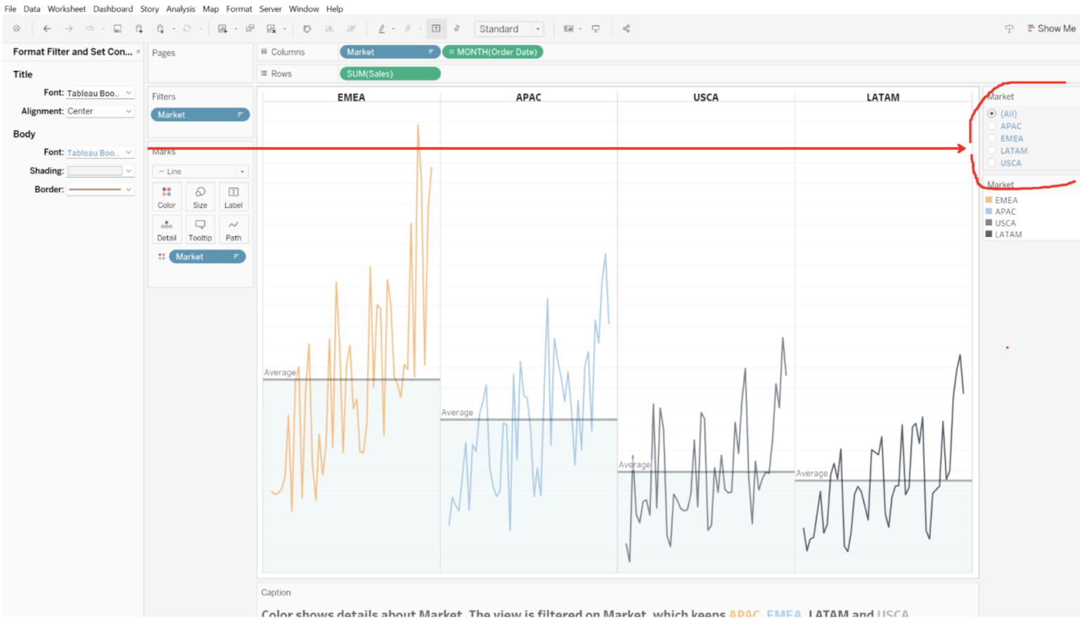 How to Format Sheets, Fields and Filters Using the Format Menu in ...