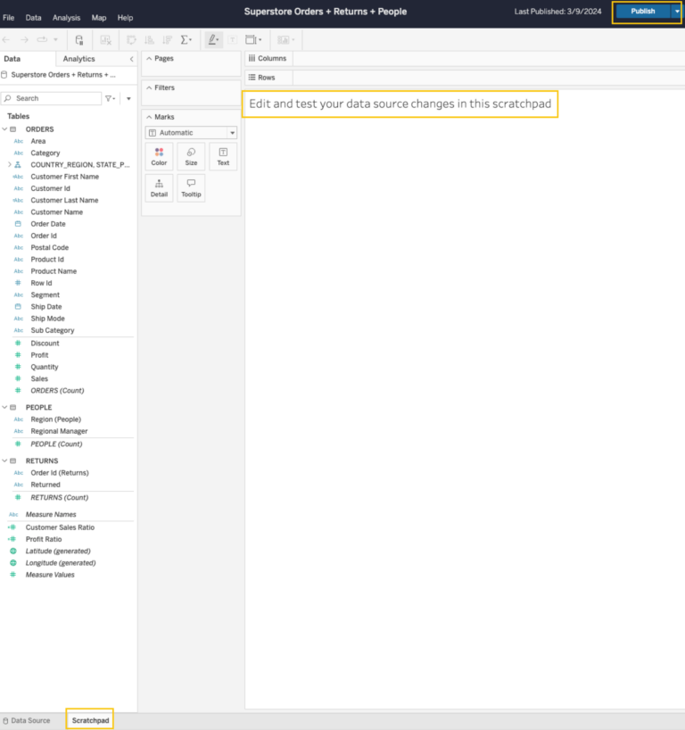 What Can We Do with Published Data Sources in Tableau? - InterWorks