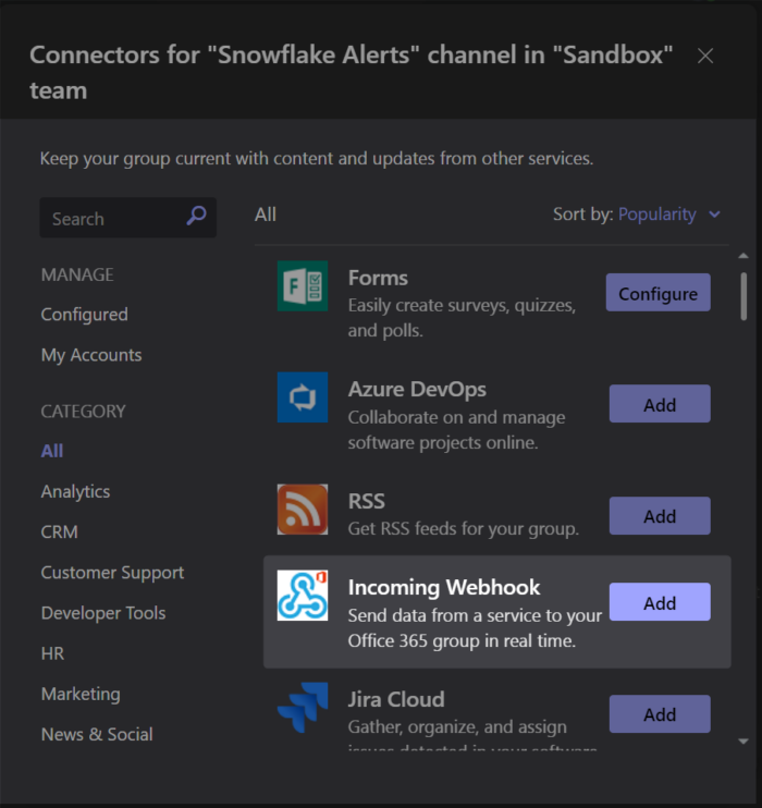 Snowflake External Access: Send Alerts to Teams - InterWorks