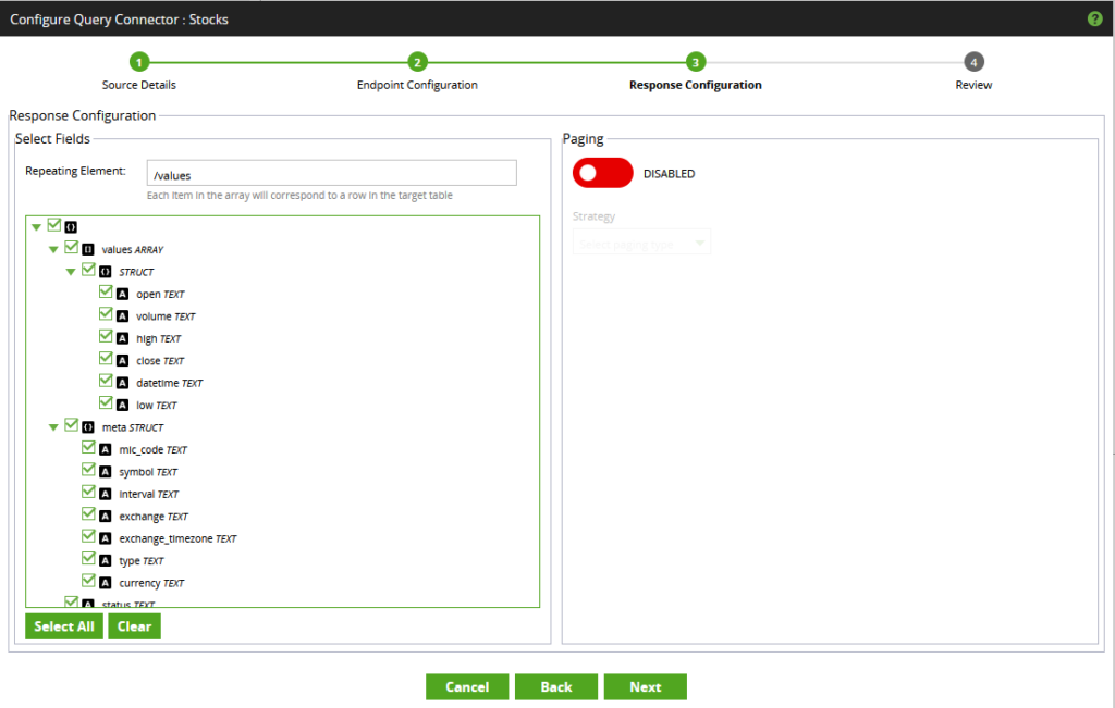 Querying Stock Data with an API Query Profile in Matillion ETL - InterWorks