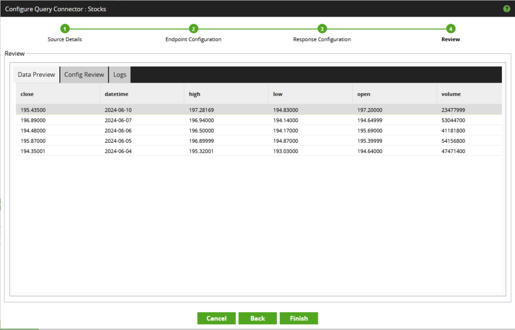 Querying Stock Data with an API Query Profile in Matillion ETL - InterWorks