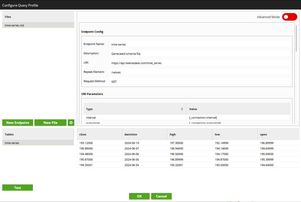 Querying Stock Data with an API Query Profile in Matillion ETL - InterWorks