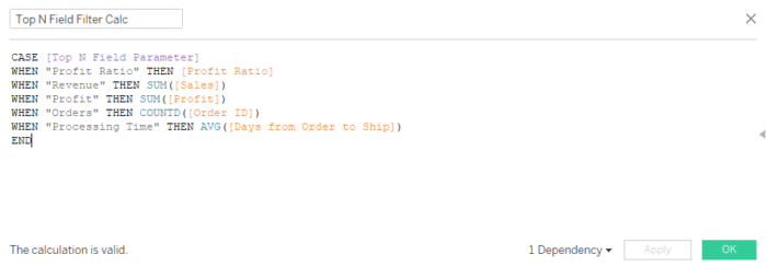 Elevating Top N Filters in Tableau: Dynamic Field Swapping and Sorting - InterWorks