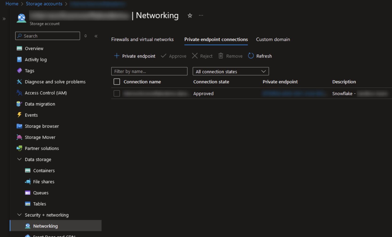 Configuring Private Connectivity between Snowflake and Azure Storage ...