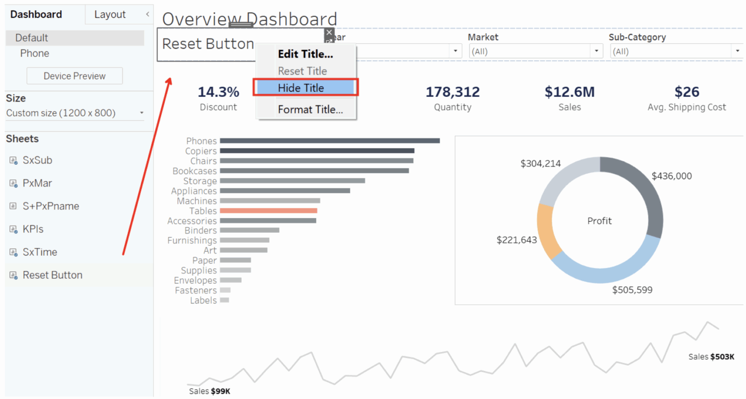 Tableau Dashboarding 101: Create a "Reset All" Filters Button - InterWorks