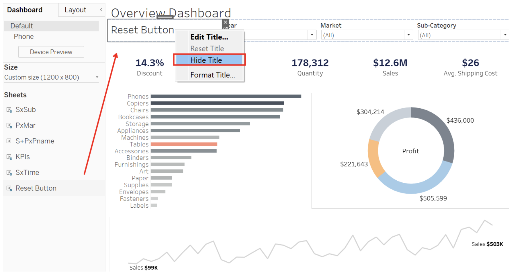 Tableau Dashboarding 101: Create a "Reset All" Filters Button - InterWorks